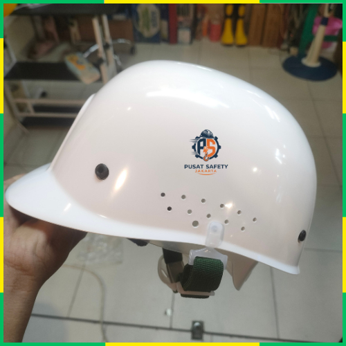 Jual Helm Safety Blue Eagle Bump Cap BP65WH Putih Lengkap + Chinstrap ...