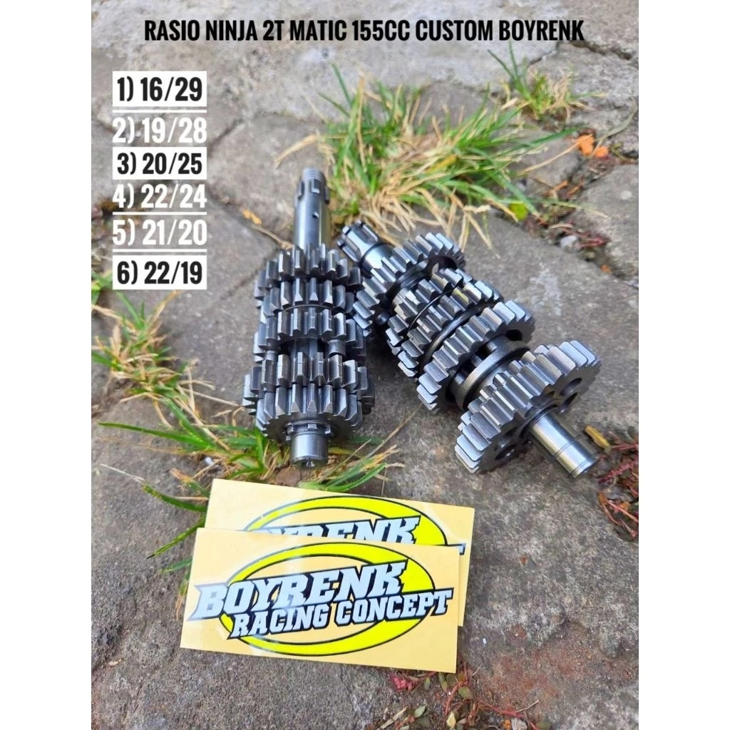 Jual RASIO RATIO CUSTOM NINJA 2T MATIC 155CC -BOYRENK | Shopee Indonesia