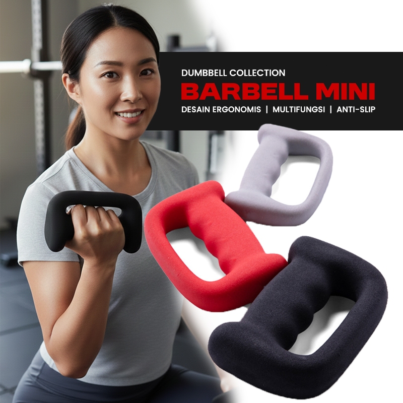 Jual Dumbbell Barbel Mini Model Knuckle Set 1 KG/1.5 KG Dengan Bahan ...