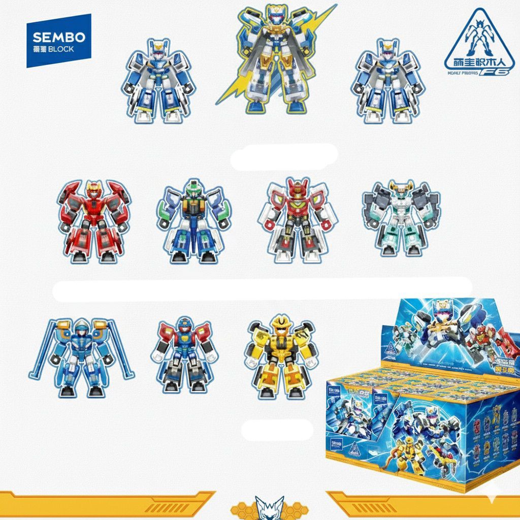 Jual Sembo block metal cardbot stardust Vol 2 blind box 900042 | Shopee ...