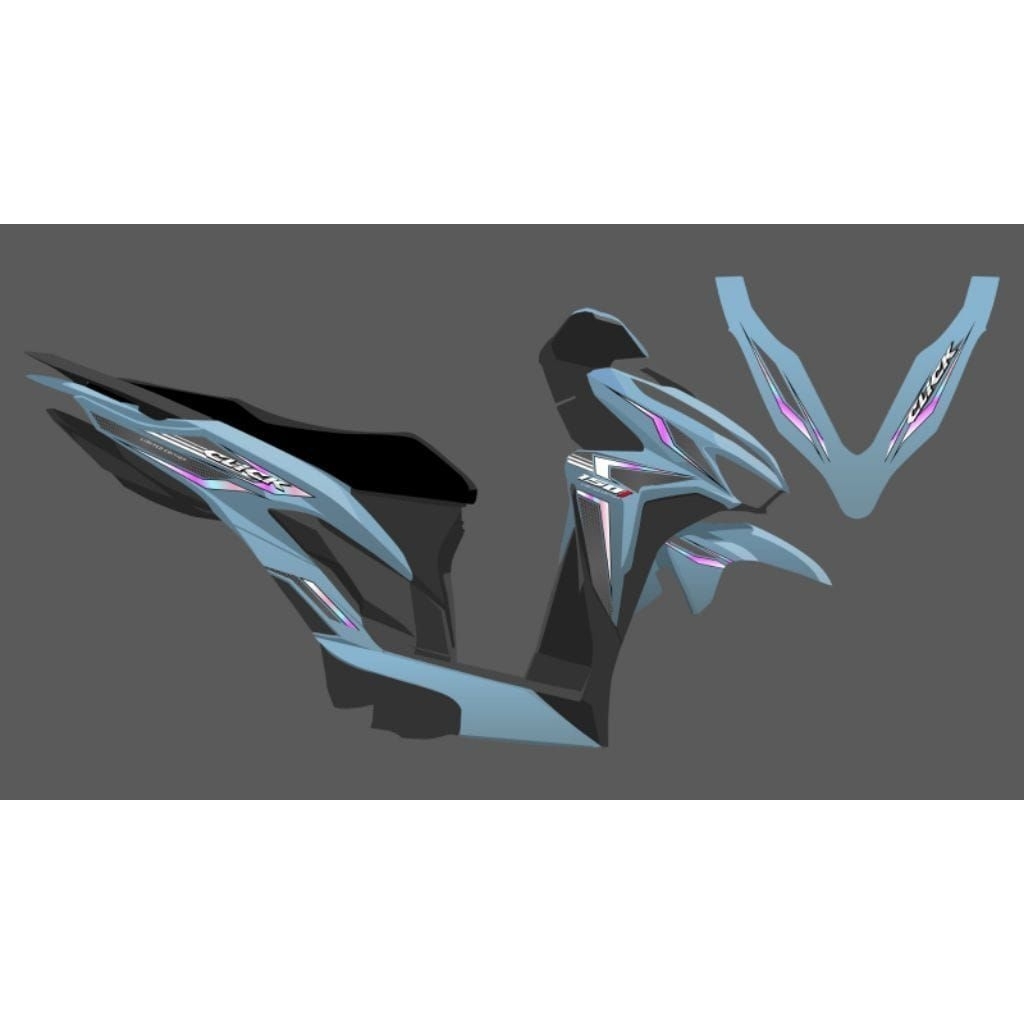Jual Striping Sticker Vario Led New Gen 1 125 150 Transparan Style ...
