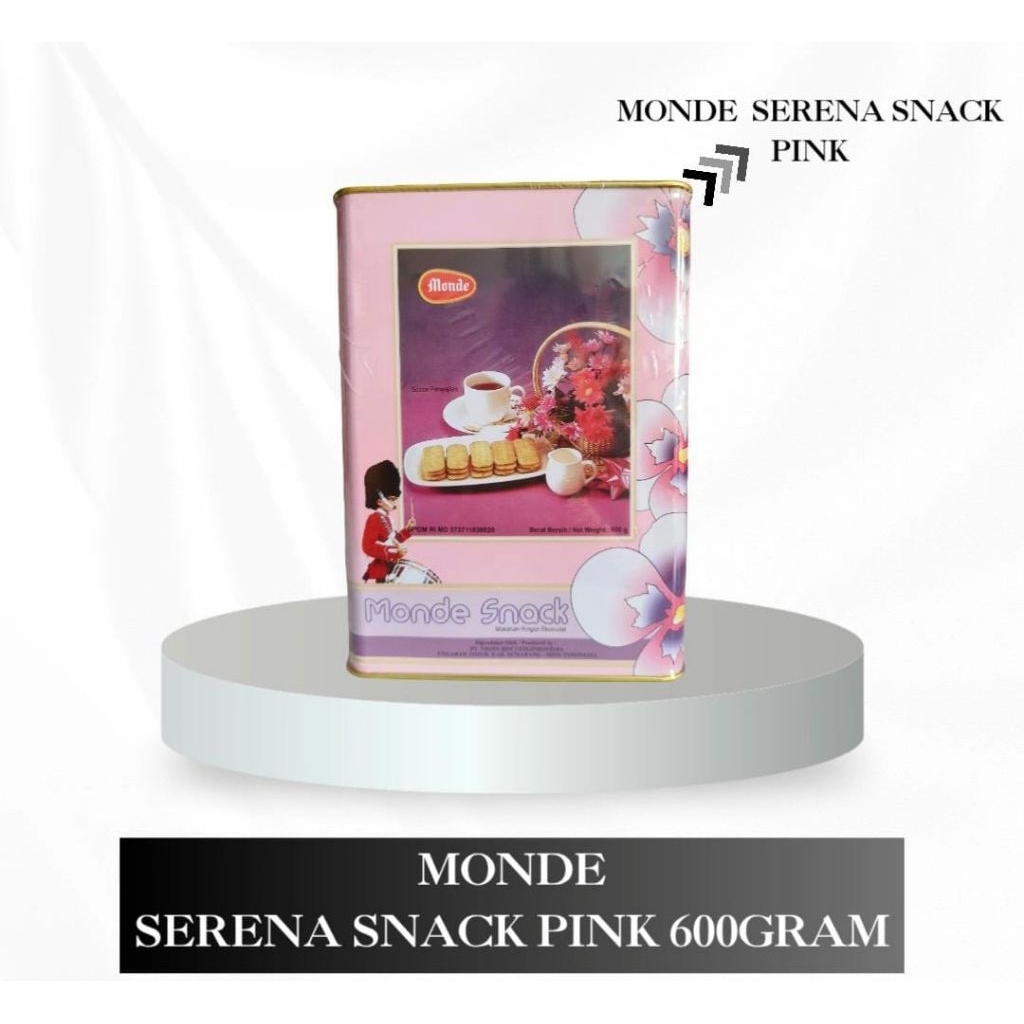 Jual Monde Snack Pink Krispi Krekers (600 Gram) | Shopee Indonesia