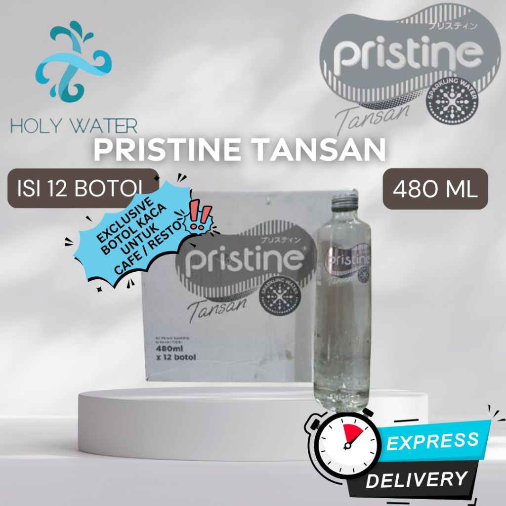 Jual (INSTANT PRIORITAS) PRISTINE TANSAN SPARKLING WATER 8+ 480 ML ISI ...