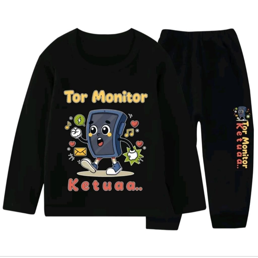 Jual Setelan Anak Tor Monitor Kartun Lucu – Bahan Halus & Nyaman ...