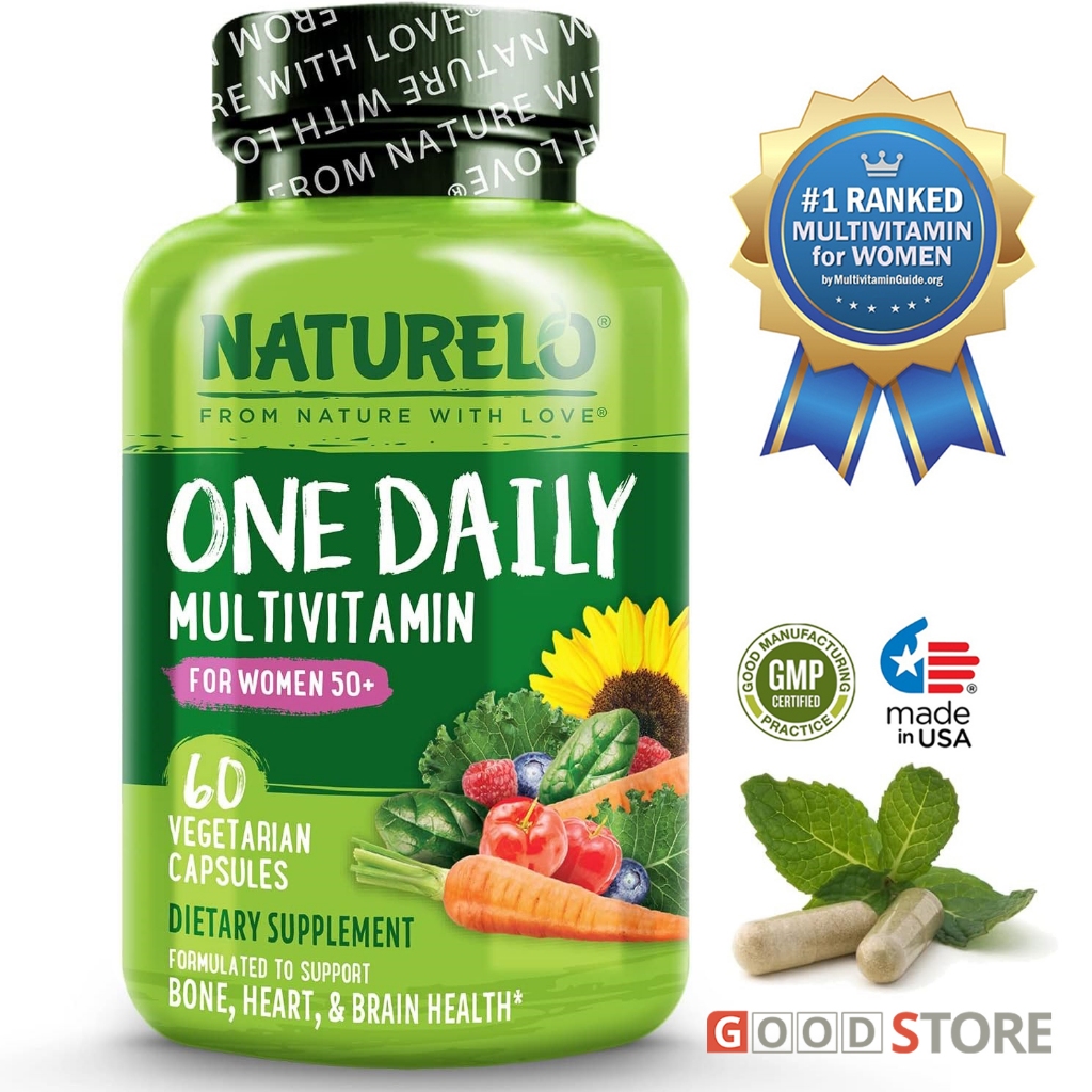 Jual NATURELO - One Daily Multivitamin for Women Over 50 - Vegan ...