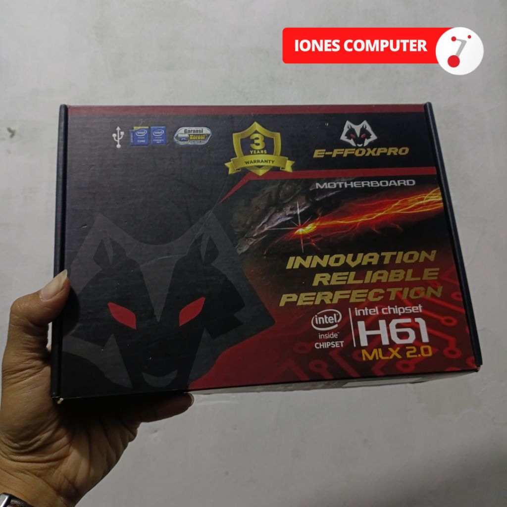 Jual Motherboard Effoxpro H61 LGA 1155 Support NVMe | Shopee Indonesia