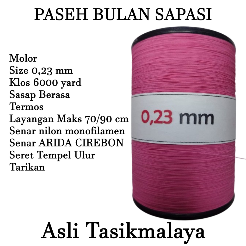 Jual Gelasan Layangan Tasik Paseh Series Bulan Sapasi 1980 Size 0,23 mm Klos 6000 Yard Arida ...