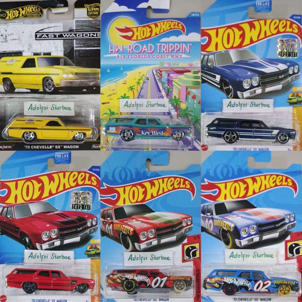 Jual hotwheels hot wheels '70 chevelle SS Wagon hw daredevils 01 02 ...
