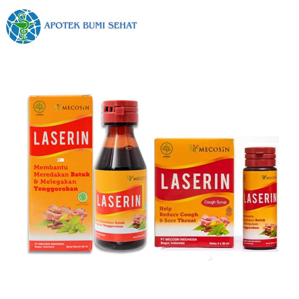 Jual Laserin Sirup Batuk 60 ml // 30 ml | Shopee Indonesia
