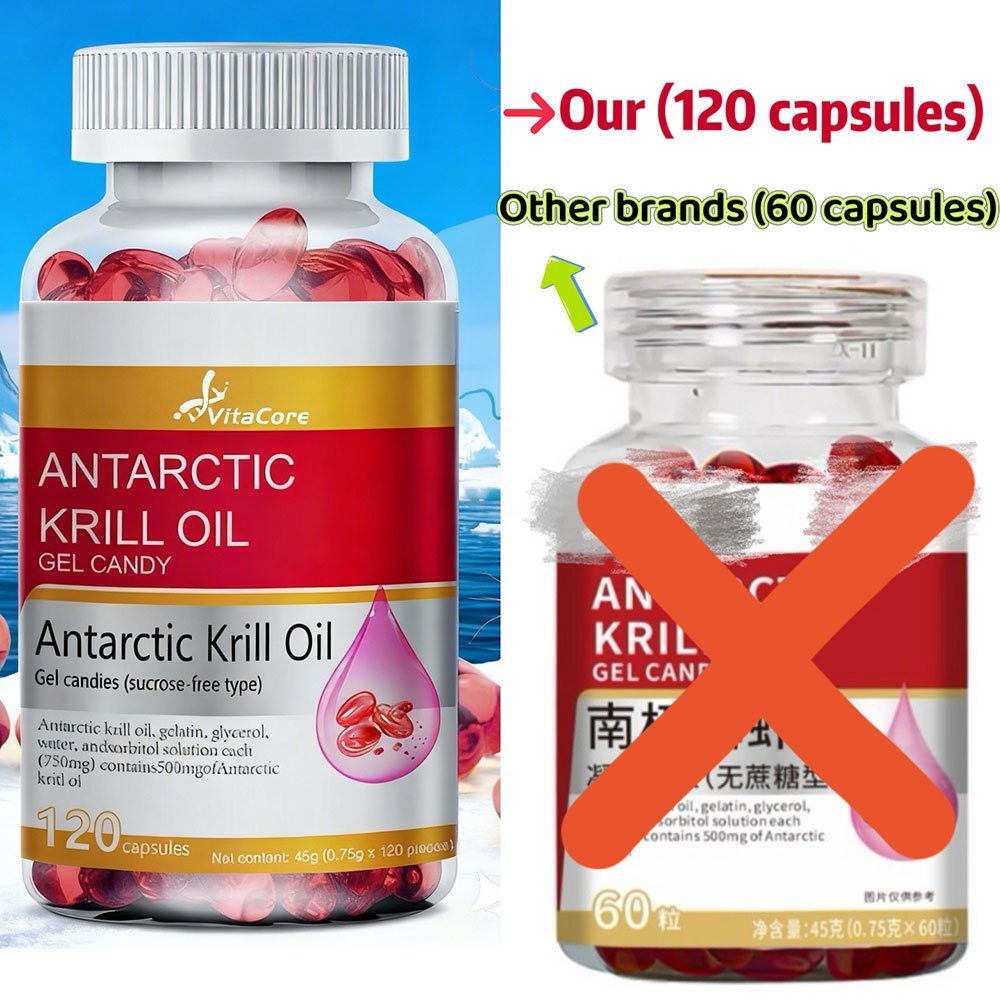Jual VitaCore 120 kapsul minyak krill (kapasitas besar) Import Minyak ...