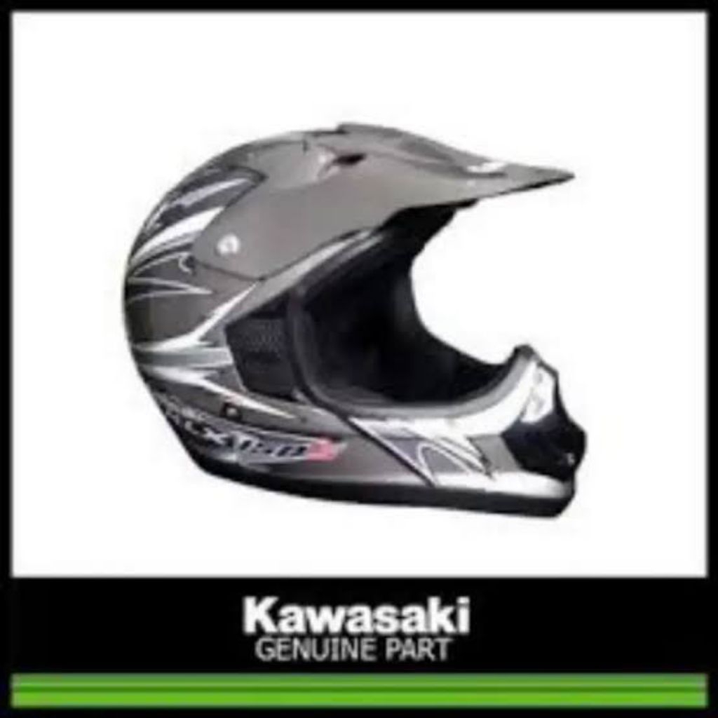 Jual Helm Trail Kawasaki KLX150 S Full Face Motocross – Desain Keren ...