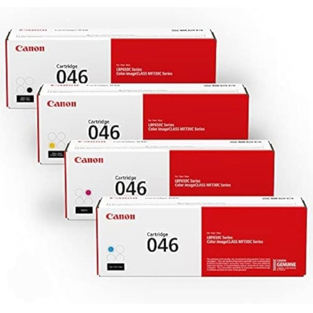 Jual TONER CANON 046 CRG 046 COLOUR C,M,Y ORIGINAL | Shopee Indonesia