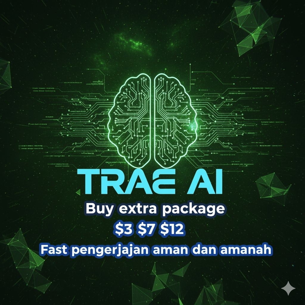 Jual trae ai extra package 3$ 7$ 12$ | Shopee Indonesia
