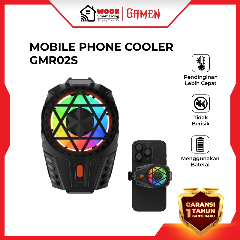 Jual GAMEN Fan Cooler Wireless Cooling HP Tanpa Kabel GMR02S ...