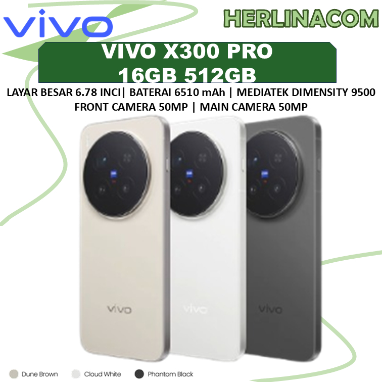 Jual VIVO X300 PRO 5G [16/512GB] - 200MP Periscope Photo, Mediatek ...