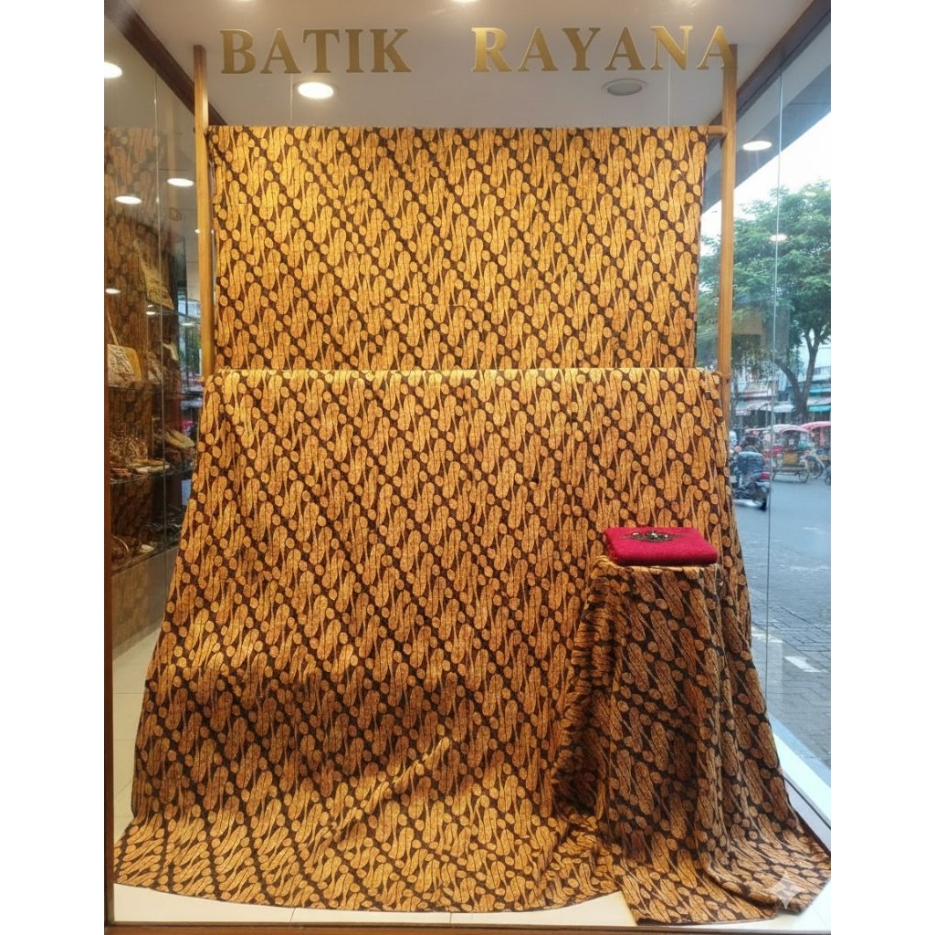 Jual Kain Batik Klasik Motif Parang Rusak Coklat | Shopee Indonesia