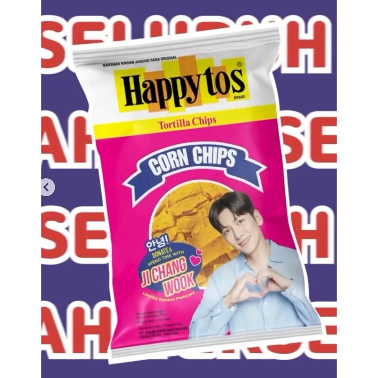 Jual Happy Tos Tortilla Chip with Ji Chang Wook Edition Original ...