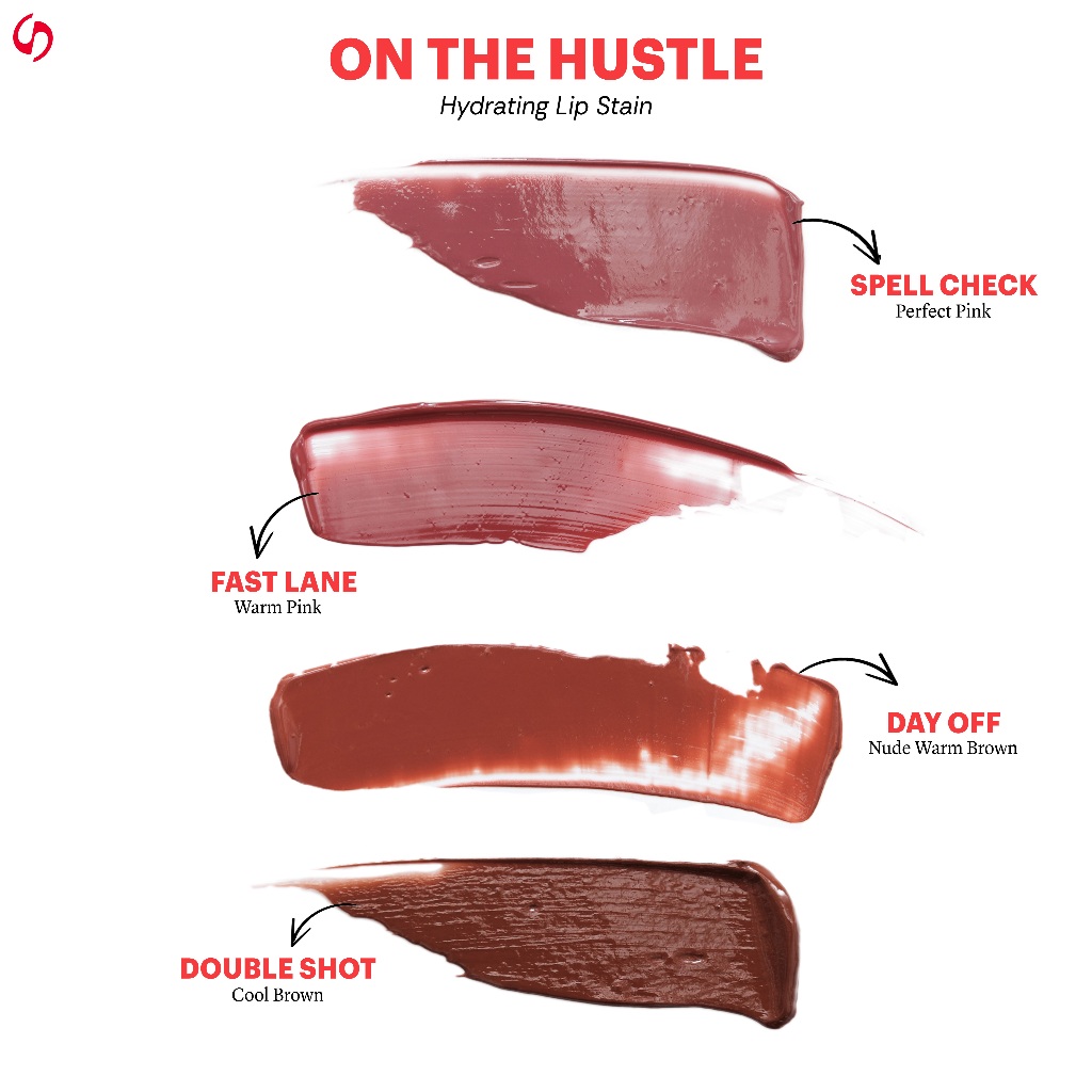 Jual SKINTED - Lip Stain - On The Hustle - Fast Lane | Glossy Lip Tint ...