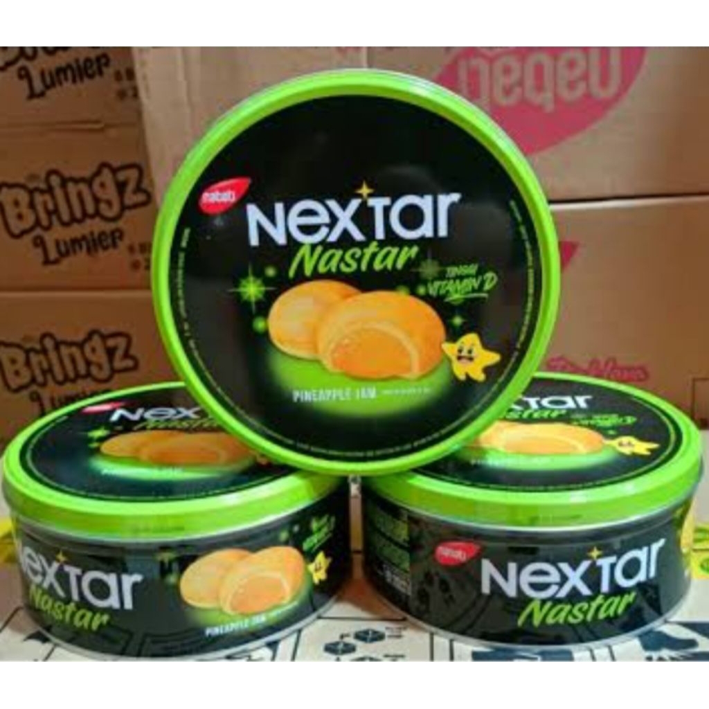 Jual [140 GRAM] Nextar Nanas Nastar Cookies Pineaple Kaleng 140gram ...