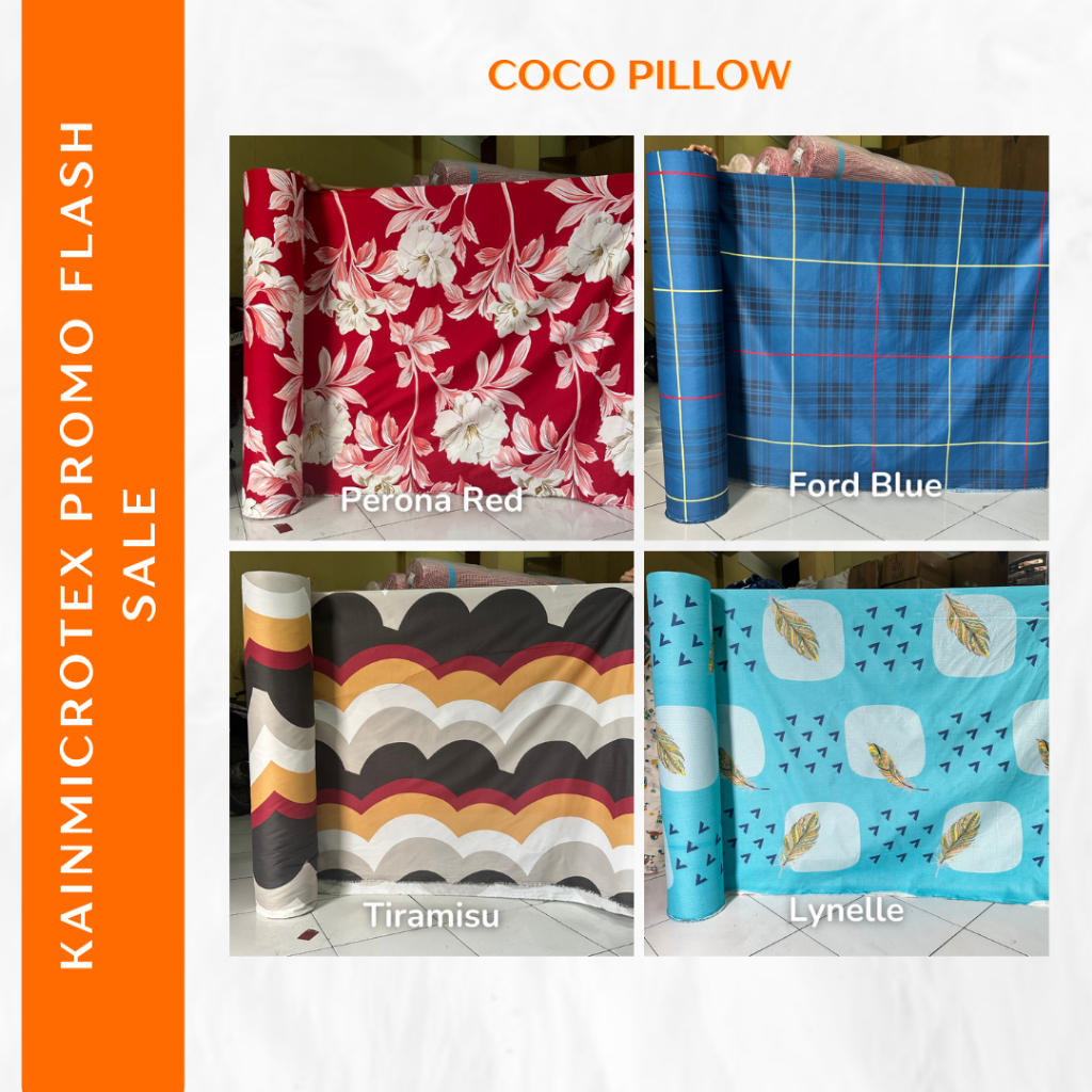 Jual [GARAGE SALE] Kain Katun Disperse Microtex / Micro Disperse Motif ...
