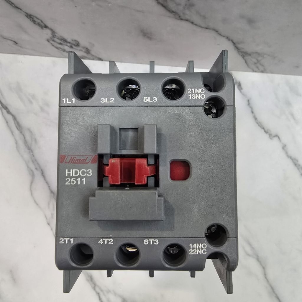 Jual KONTAKTOR CONTACTOR HDC25 3P 25A 11KW 220VAC AC1 40A AC3 25A HDC3 ...