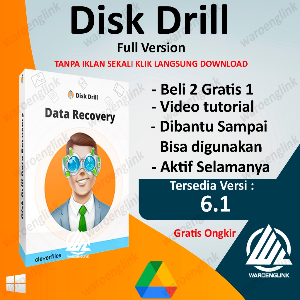 Jual Disk Drill Data Recovery Software | Free Download | Video Install ...