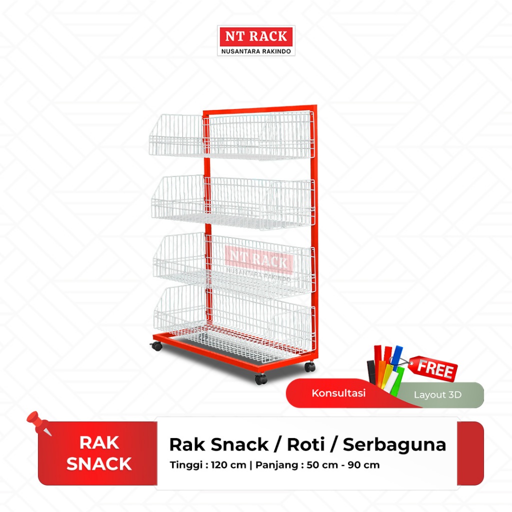 Jual RAK SNACK / RAK ROTI / RAK SERBAGUNA | Shopee Indonesia