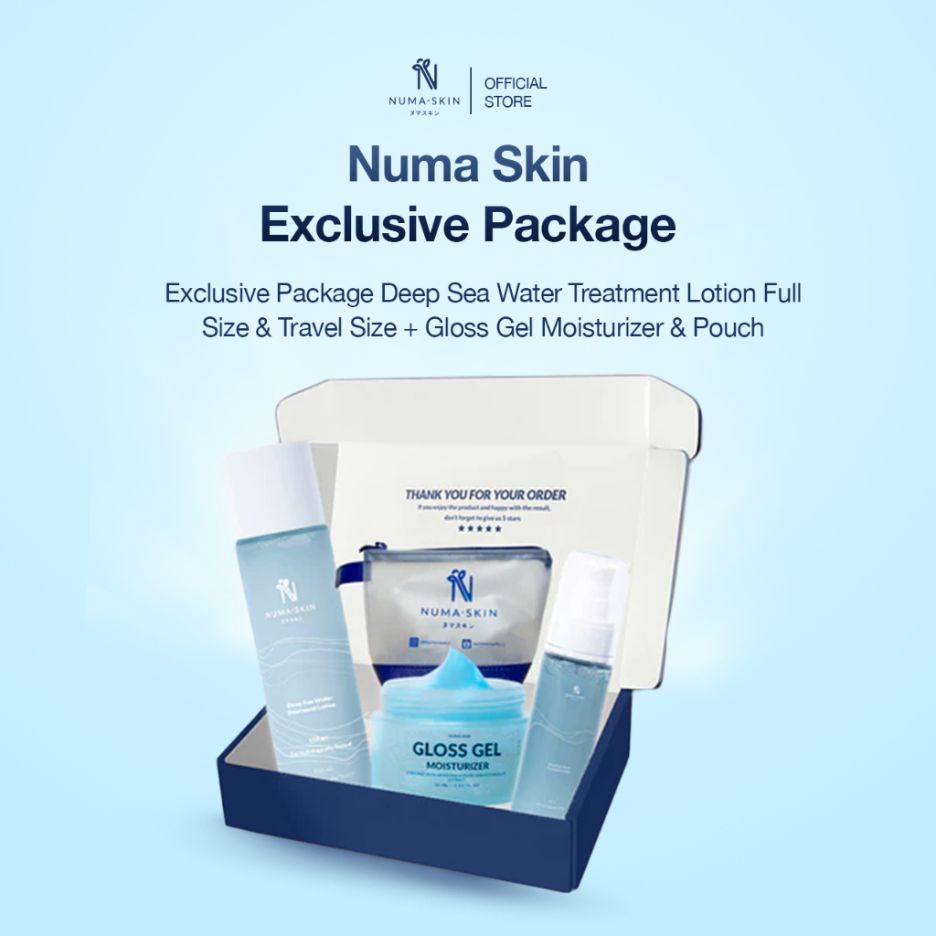 Jual Numa Skin Exclusive Package Deep Sea Water Treatment Lotion Full ...