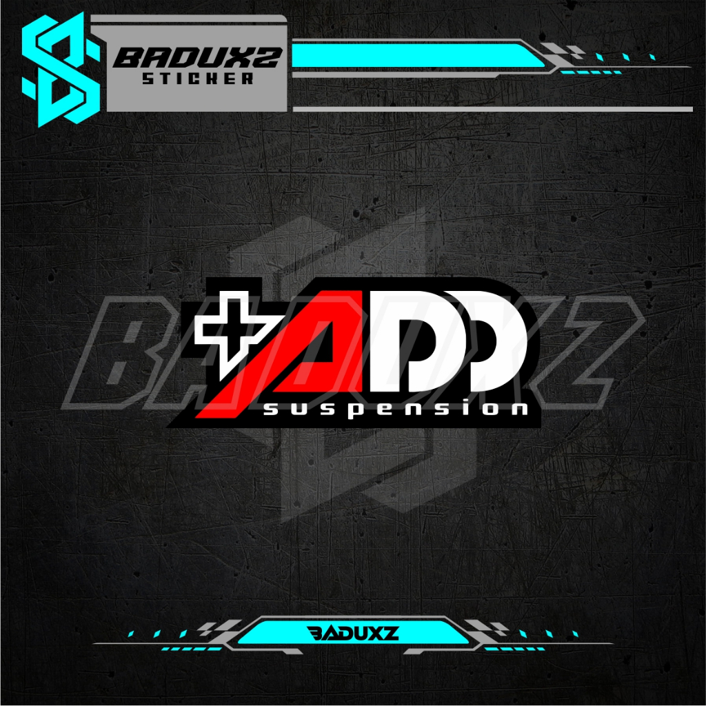 Jual sticker / stiker printing shock ADD SUSPENSION | Shopee Indonesia