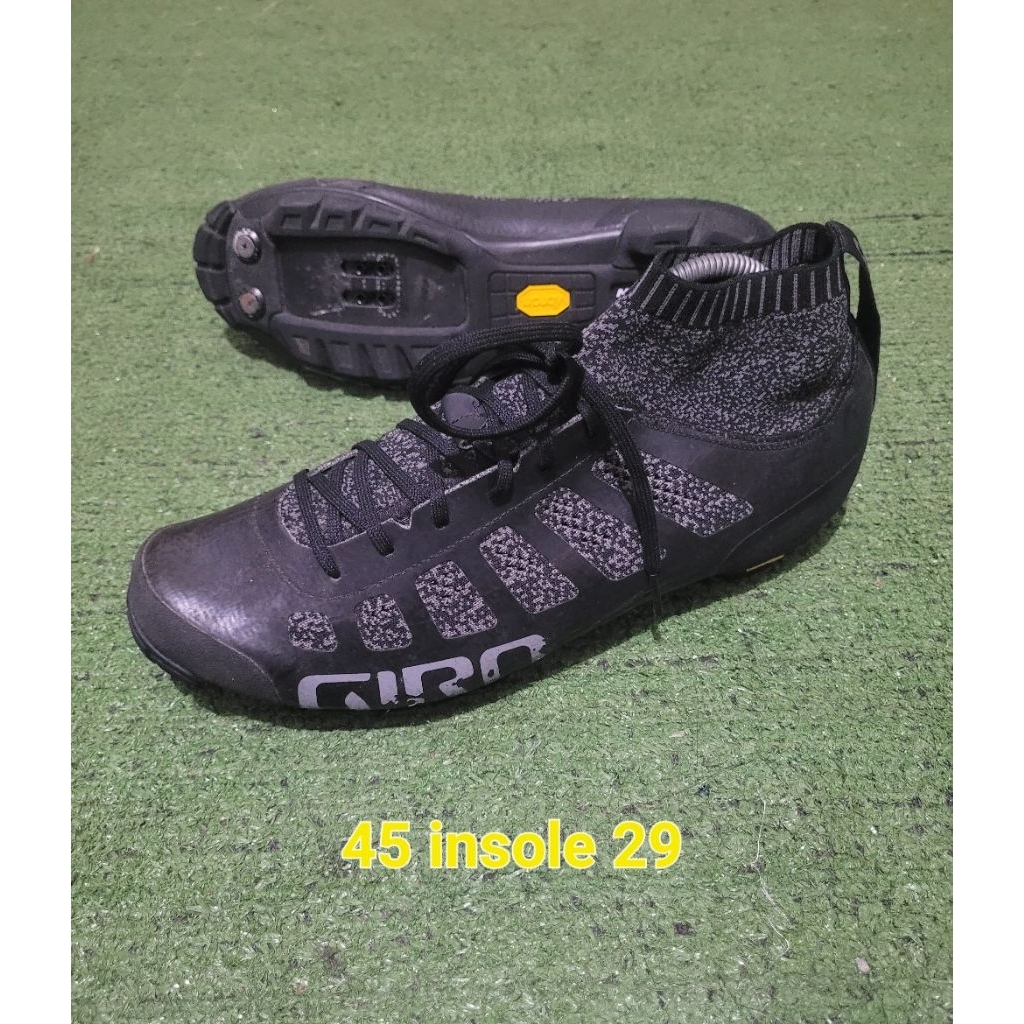 Jual sepatu sepeda mtb s45 giro empire vr70 knit black carbon | Shopee ...