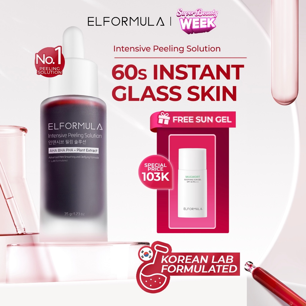 Jual [ FREE SUN GEL ] ELFORMULA Intensive Peeling Solution - Peeling ...