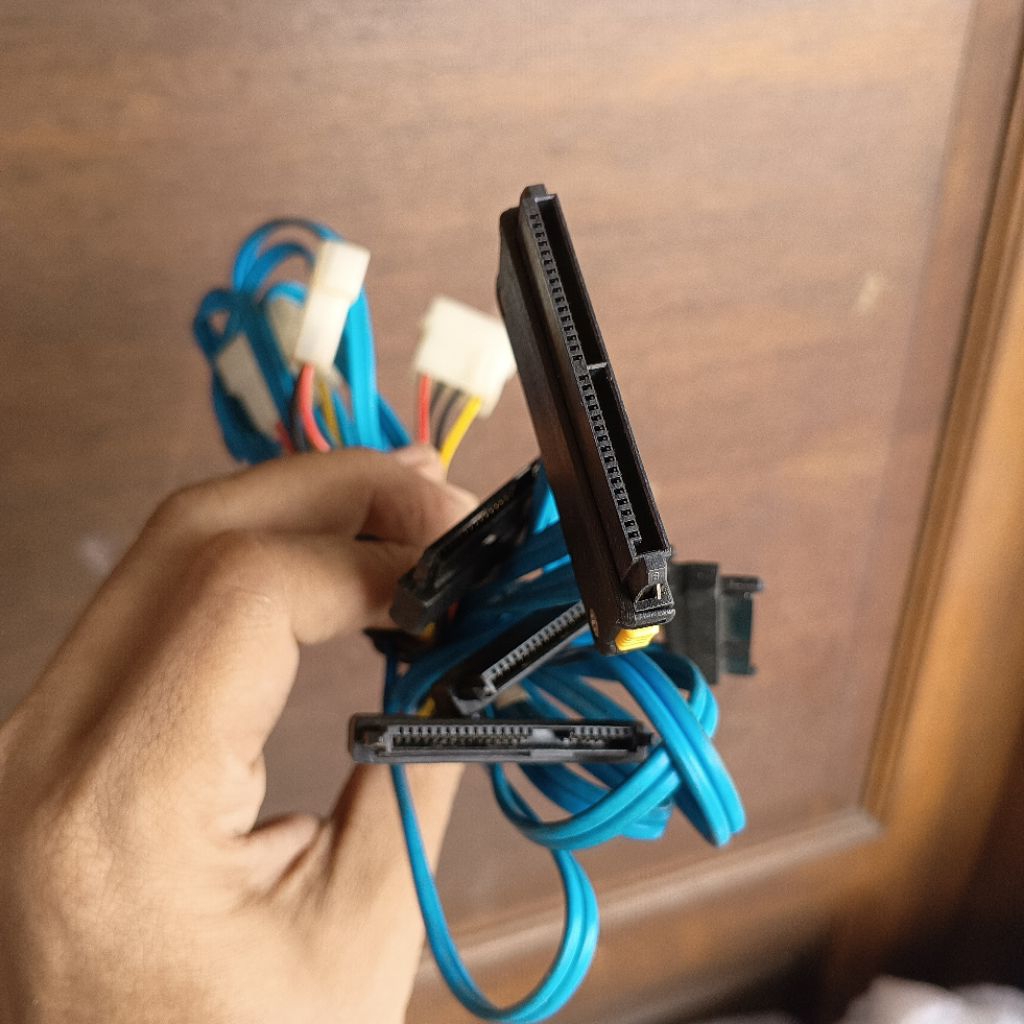 Jual Kabel LSI Card PCI Server (warna biru) untuk pasang hardisk atau ...