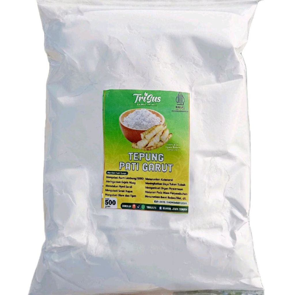 Jual Tepung Irut Tepung Pati Garut Tepung Angkrik Untuk Asam Lambung 1 ...