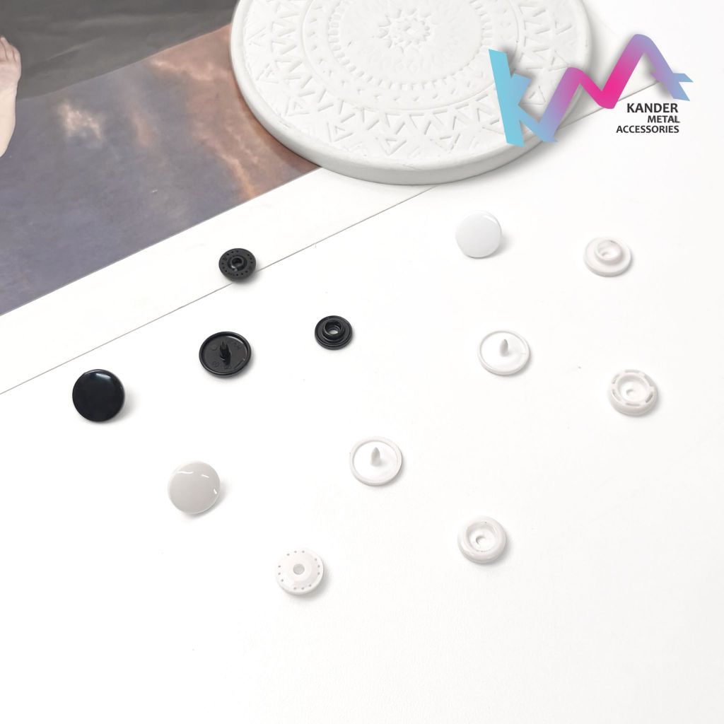Jual Kancing Cetet Knop Plastik Acetal Snap Button T3 , T5, T8 KAM ...