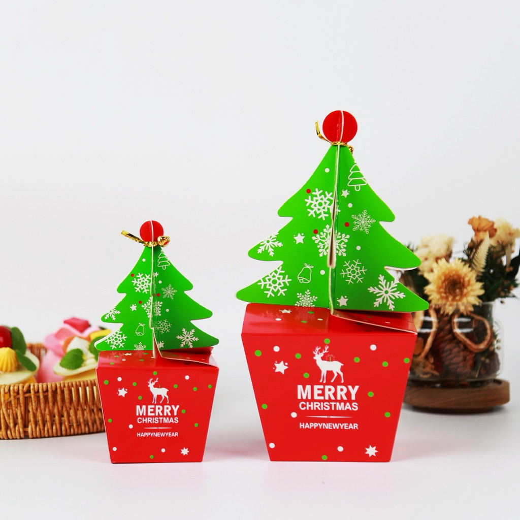 Jual Kotak permen, hadiah Natal, Malam Natal, kotak apel Natal, kotak ...