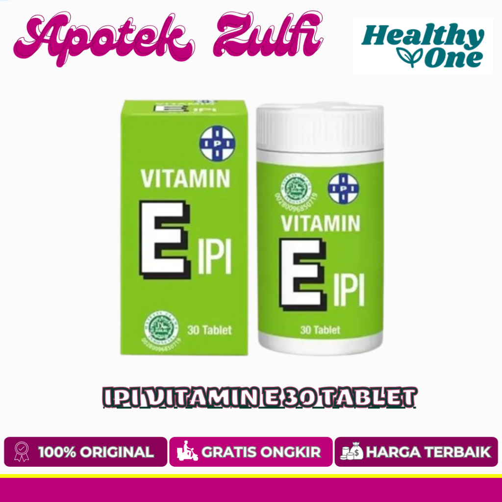 Jual IPI VITAMIN E BOTOL 30 TABLET | Shopee Indonesia