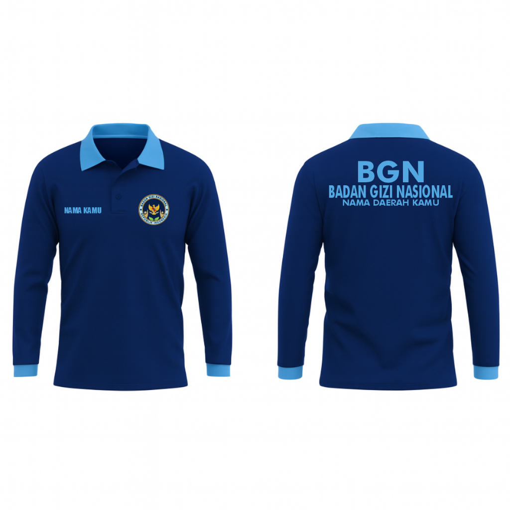 Jual Polo BGN Badan Gizi Nasional – MBG Makanan Gizi Gratis | Seragam ...