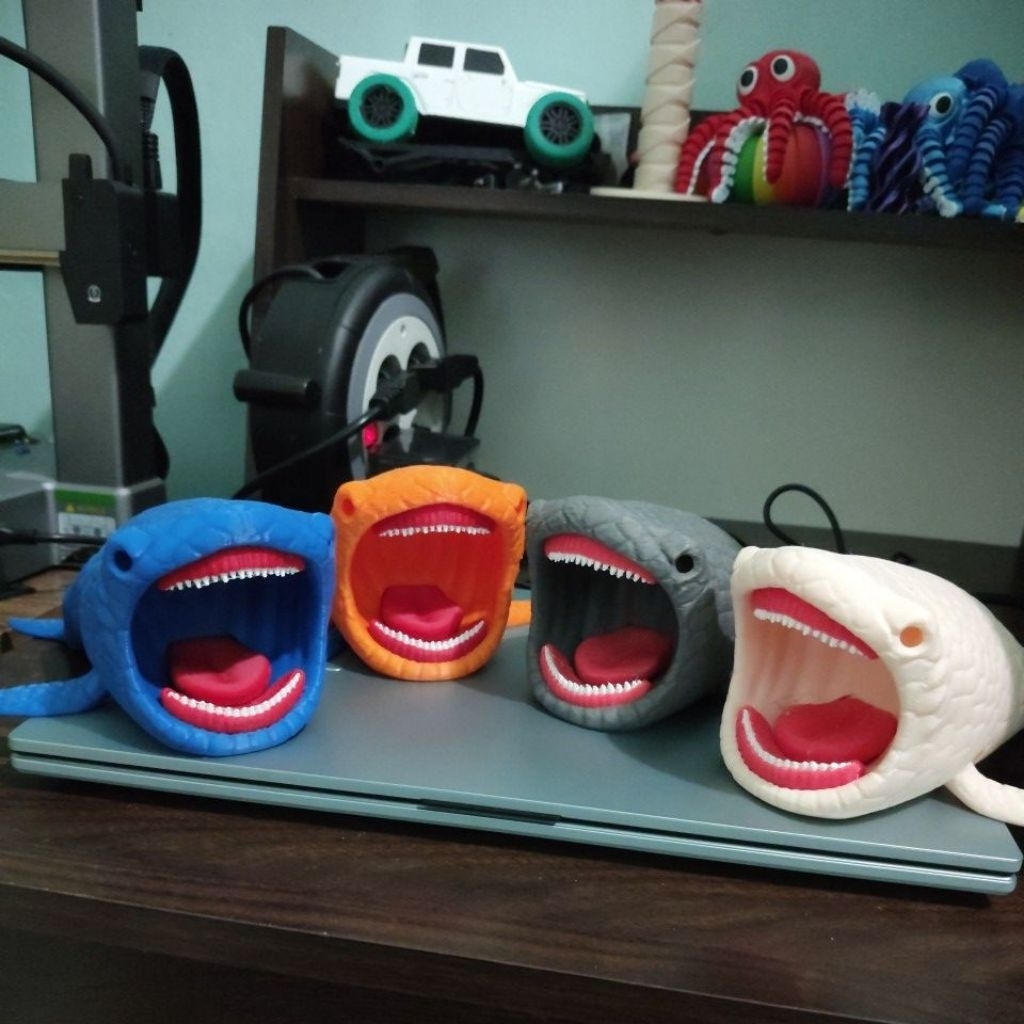 Jual The Bloop Monster Laut Mainan Ikan Articulated 3D | Shopee Indonesia