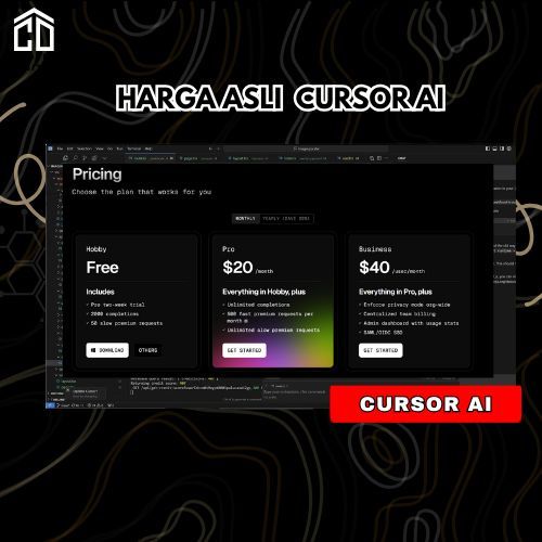 Jual Cursor AI Pro App Dekstop Private Bulanan - Code Prompt - AI Code ...
