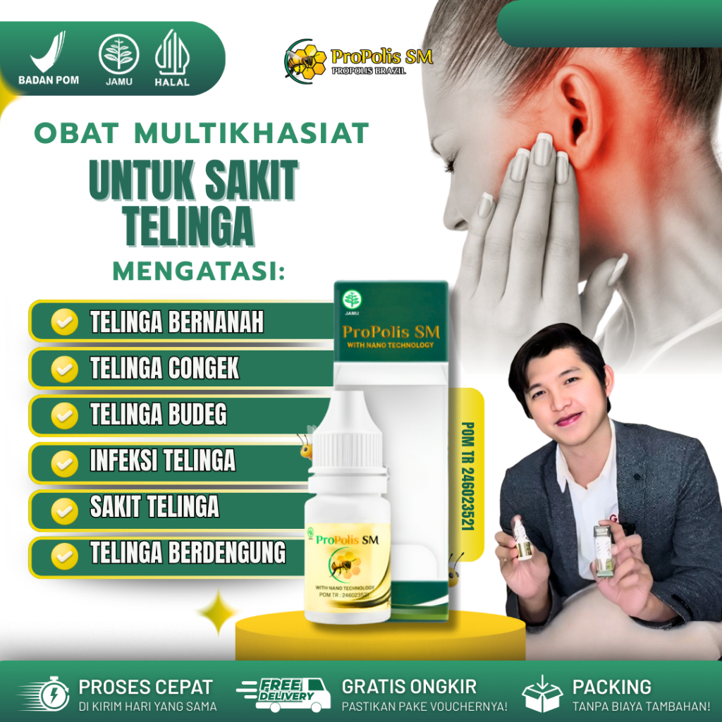 Jual Obat Tetes Sakit Telinga Gendang Telinga Bocor Telinga Congek ...