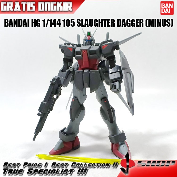 Jual BANDAI HG 1/144 105 SLAUGHTER DAGGER (MINUS) HG3541 | Shopee Indonesia