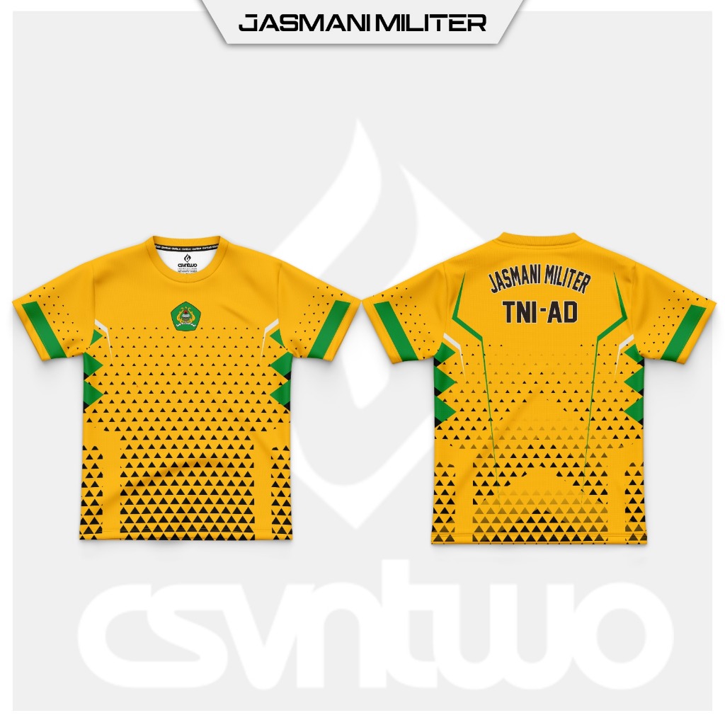 Jual kaos Jasmil Fullprinting / Kaos Jersey Jasmani militer Tni Ad ...