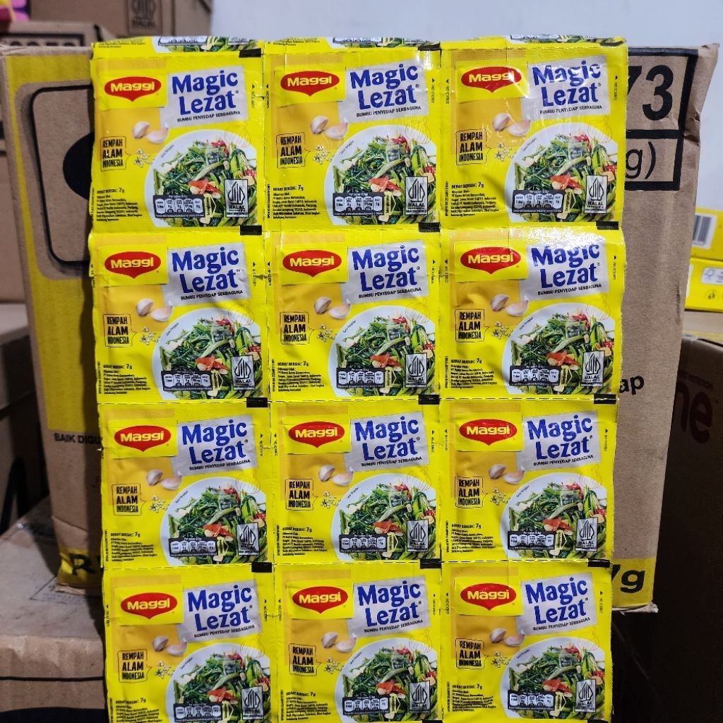 Jual Maggi Magic Lezat Sachet 7grX12pcs Rempah Alam Indonesia | Shopee ...