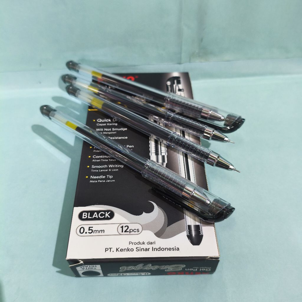 Jual BOLPEN KENKO EASY GEL PEN 0,5 12pcs / pack | Shopee Indonesia