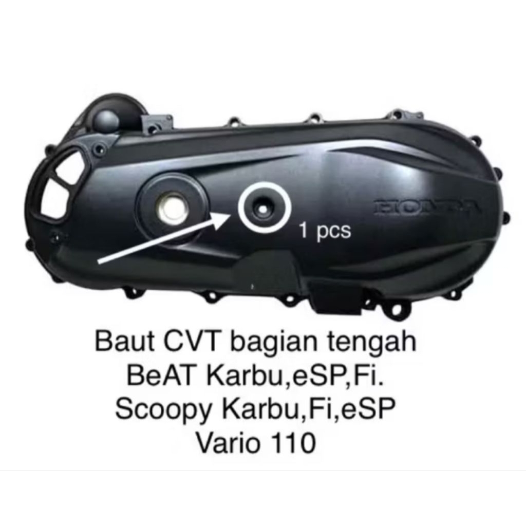Jual aut Bagian Tengah CVT BeAT Karbu Fi eSP Scoopy Vario 110, Stainles ...