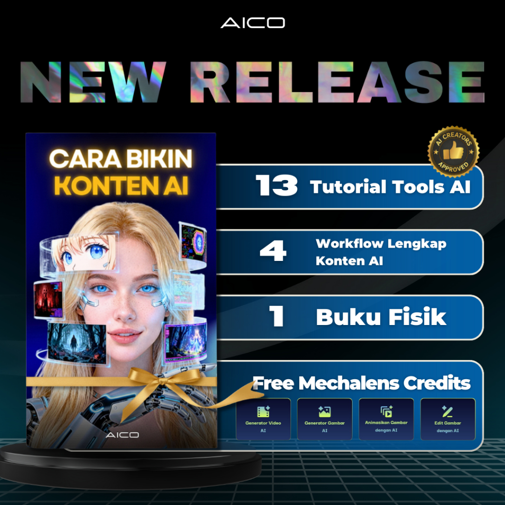 Jual AICO - Tutorial Panduan Cara Bikin Konten AI untuk Creator ...