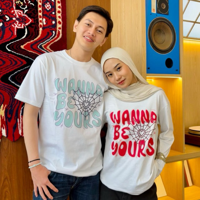 Jual BAJU COUPLE WANNA BE YOURS PUTIH | Shopee Indonesia