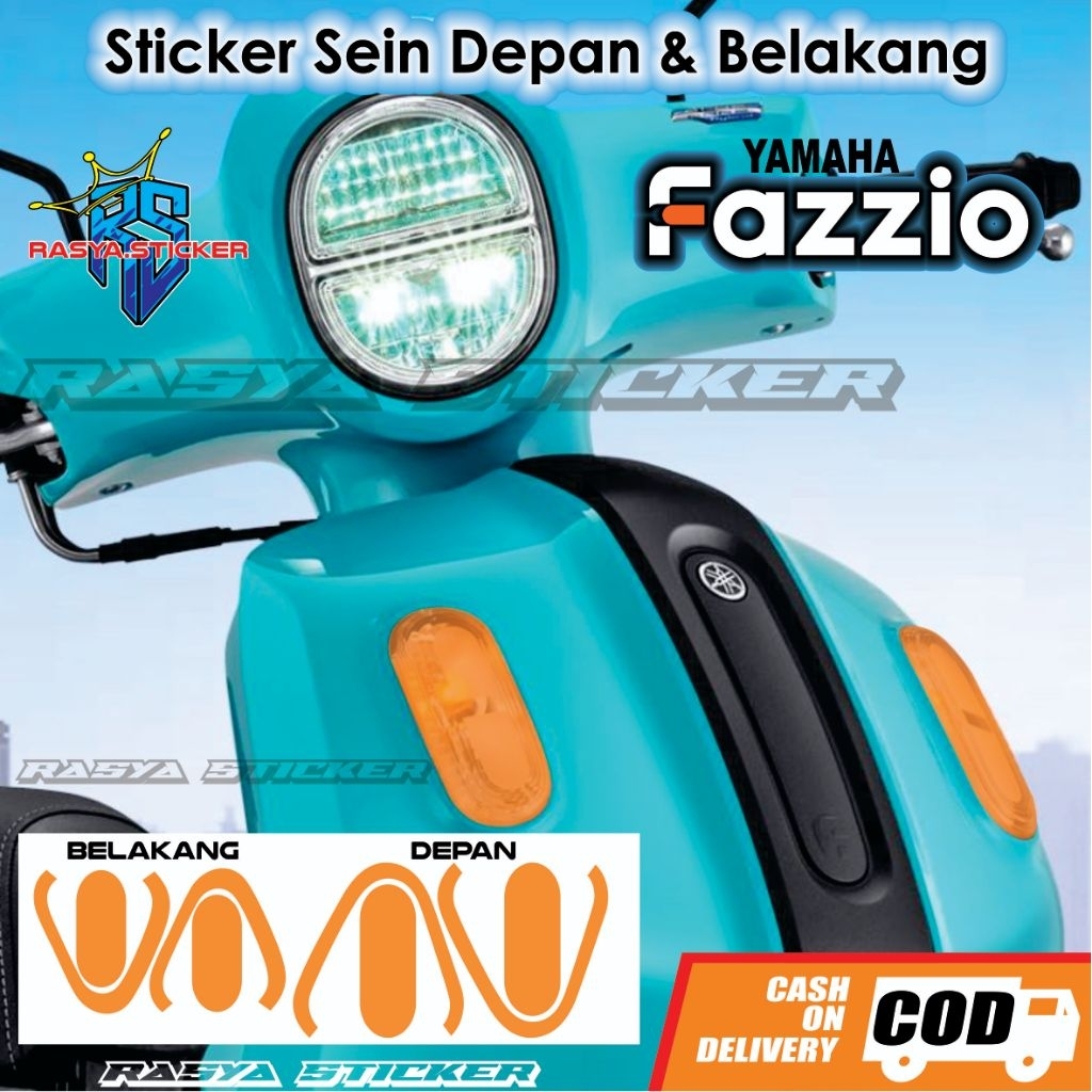 Jual Sticker sein fazzio || Sticker anti gores sein YAMAHA Fazzio ...