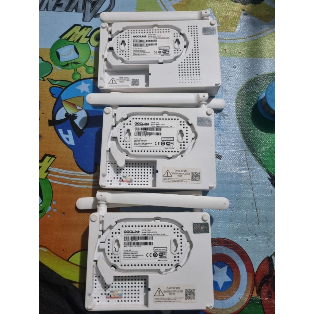 Jual ONT XPON GGCLINK G663 & G665 EPON GPON ONU BEKAS BUKAN ZTE ...