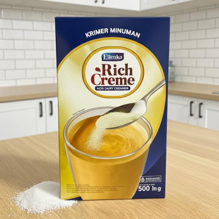 Jual ellenka rich creme non dairy creamer 500 gr/ bubuk krimer nabati ...